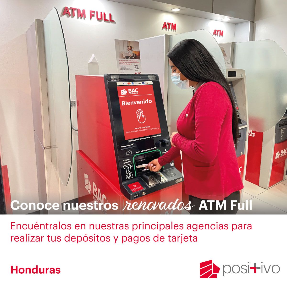 BAC Credomatic innovando con cajeros ATM más amigables y digitales